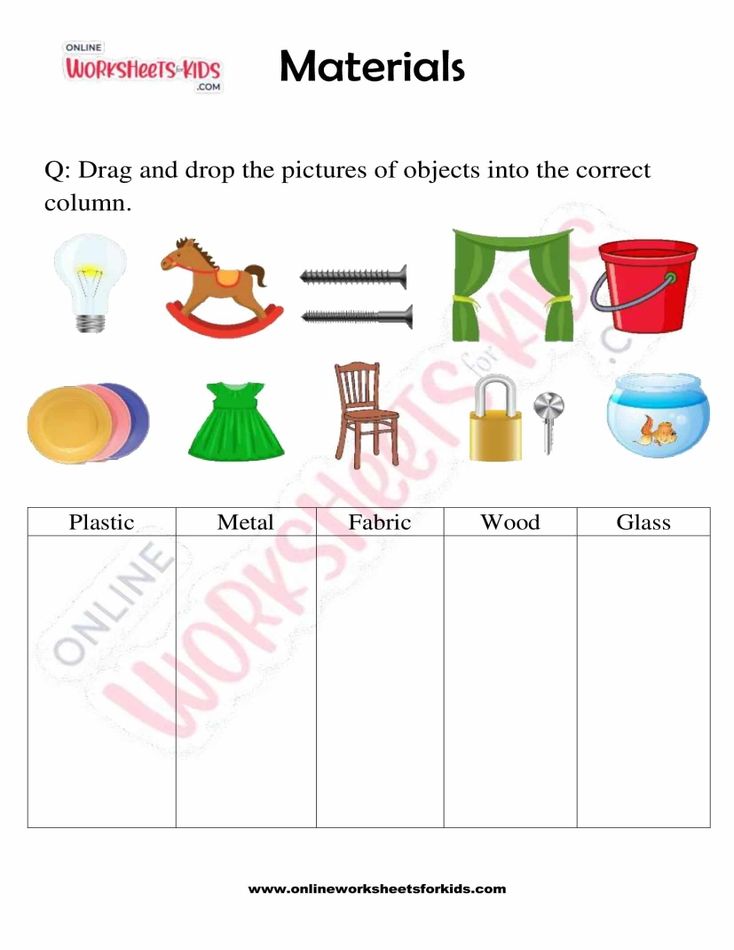 Types of Materials for Kids 10